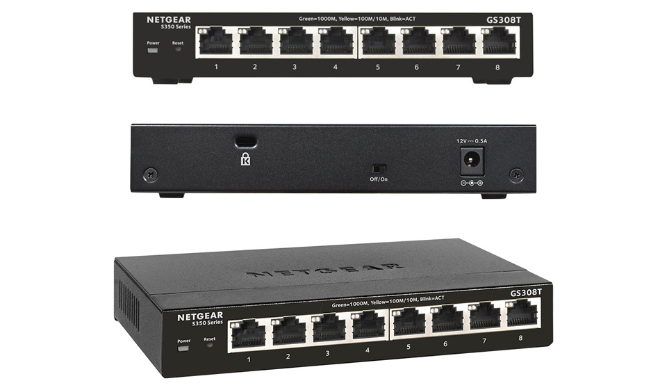 Buy Netgear GS308T 8-port Gigabit Managed Pro Switch [GS308T-100AUS ...