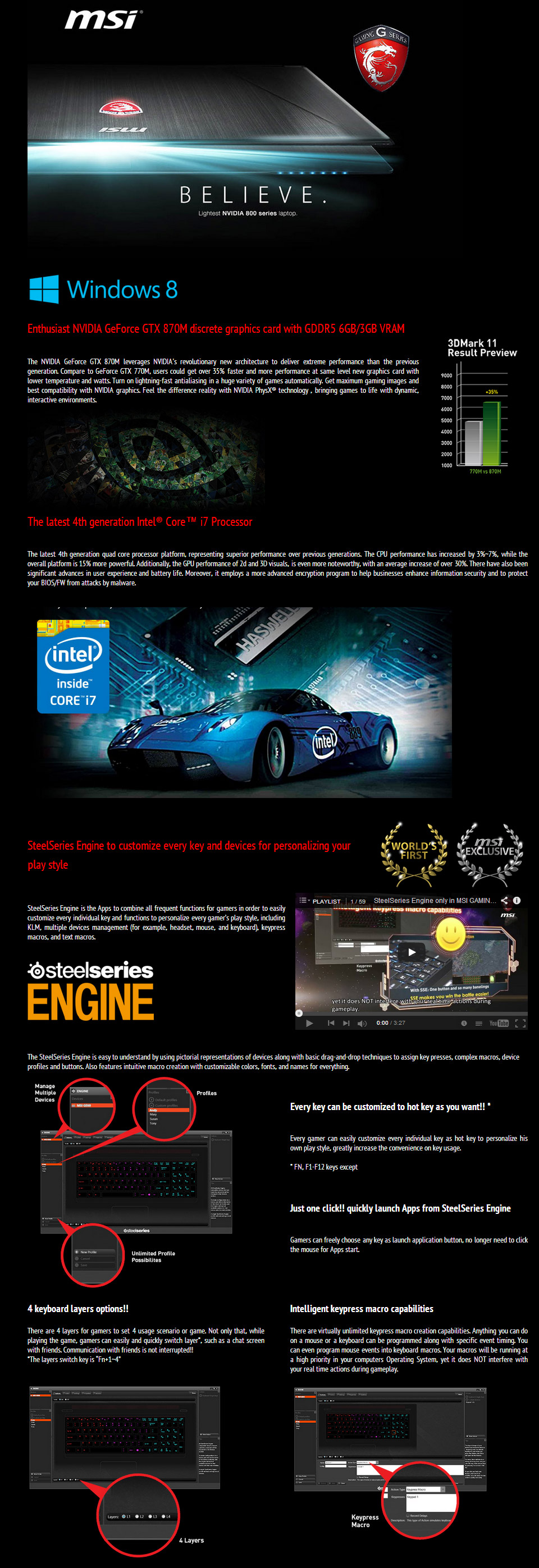 Buy MSI GS60 Ghost Pro 15.6in Gaming Notebook [2PE-290AU] [GS60-2PE ...