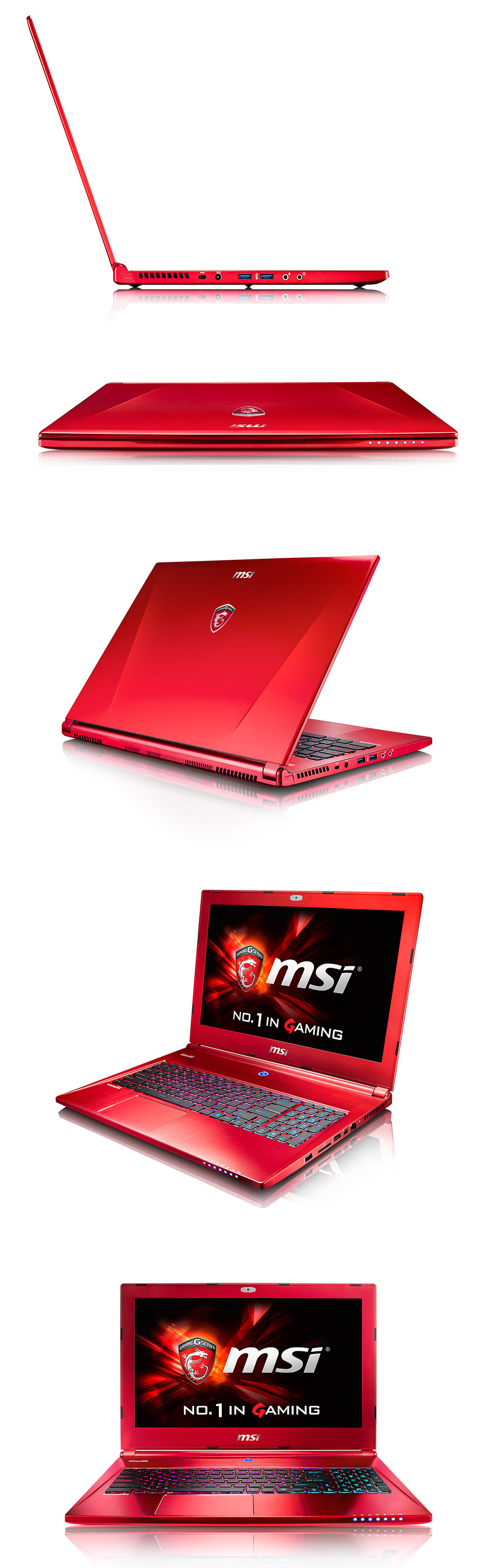 Buy MSI GS60 Ghost Pro 4K 15.6in Red Gaming Notebook [2QE-472AU] [GS60 ...