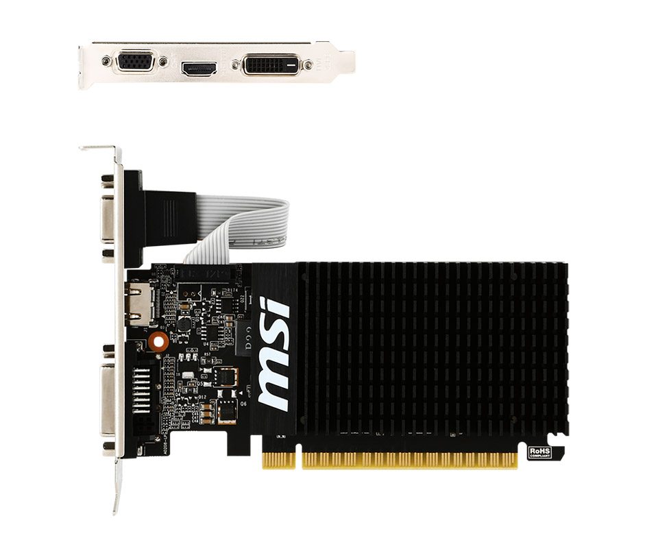 Buy MSI GeForce GT 710 1GB [GT710-1GD3H-LP] | PC Case Gear Australia