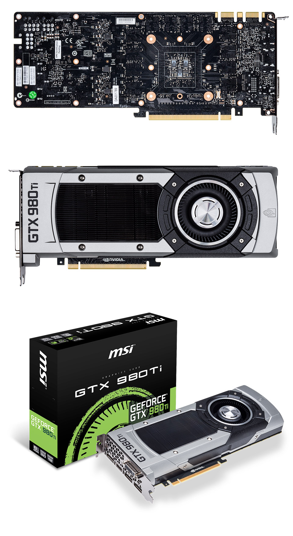 Buy MSI GeForce GTX 980 Ti 6GB [GTX-980TI-6GB] | PC Case Gear Australia