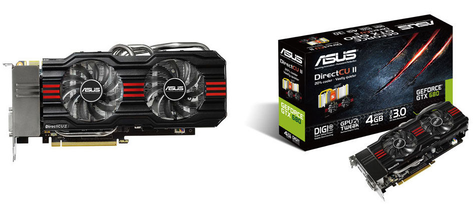 Buy ASUS GeForce GTX 680 4GB DirectCU II [GTX680-DC2-4GD5] | PC Case Gear Australia