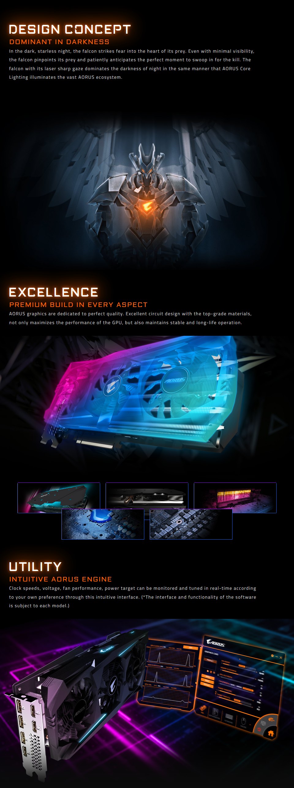 Buy Gigabyte Radeon RX 5700 XT Aorus 8GB [GV-R57XTAORUS-8GD] | PC Case ...