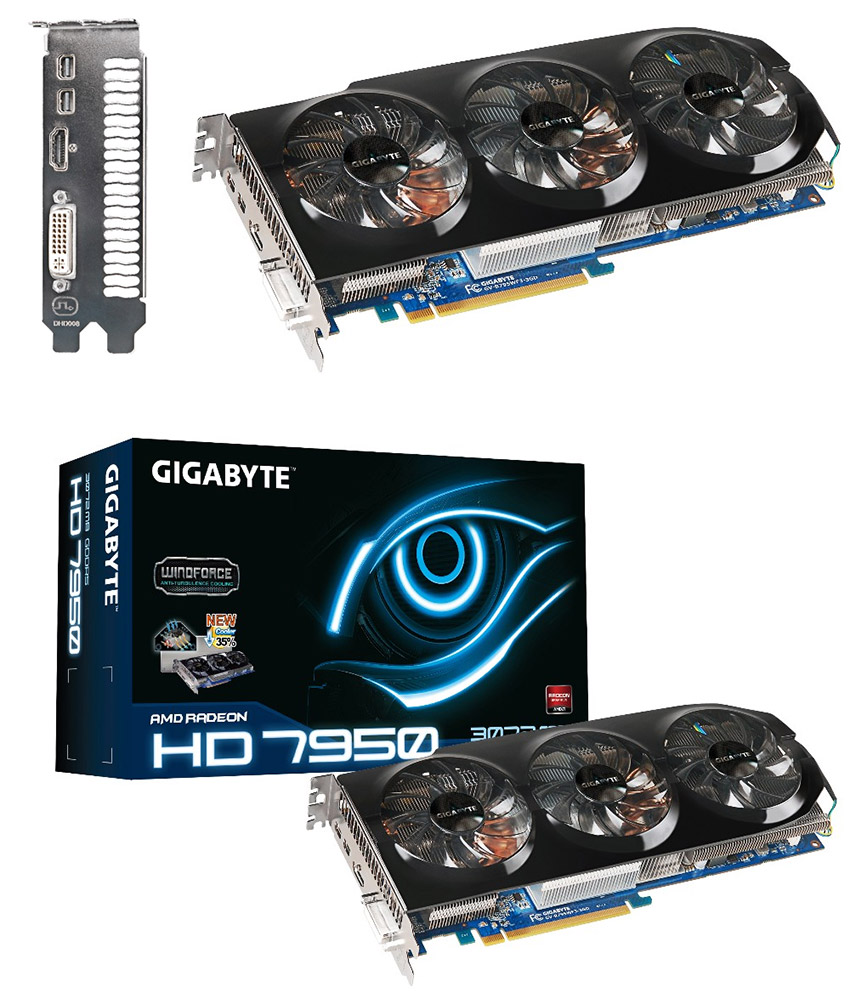 Buy Gigabyte Radeon HD7950 3GB Overclocked [GV-R795WF3-3GD] | PC Case ...