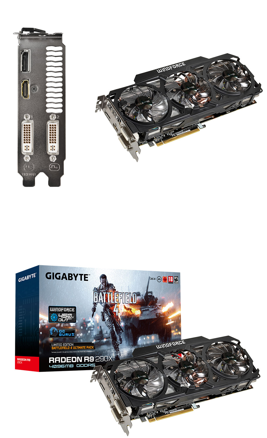 Buy Gigabyte Radeon R9 290X 4GB OC BF4 Bundle [R929XOC-4GD-GA] | PC ...
