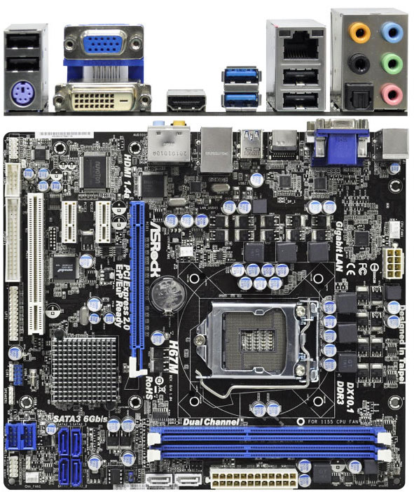 Buy ASRock H67M Motherboard [H67M] | PC Case Gear Australia