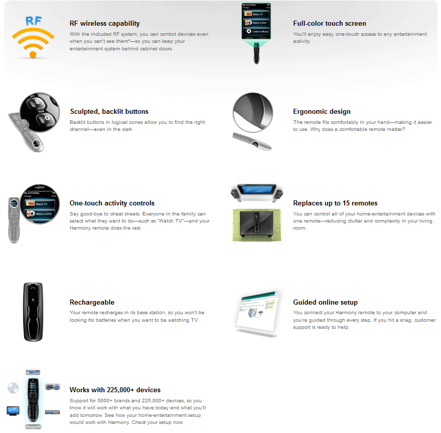 Buy Logitech Harmony 900 Universal Remote Control [zz915-000032] | PC ...