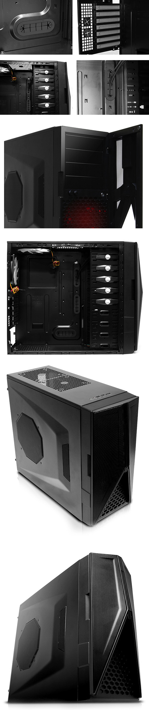 Buy NZXT Hades Mid Tower Case [CSNZHADES] | PC Case Gear Australia
