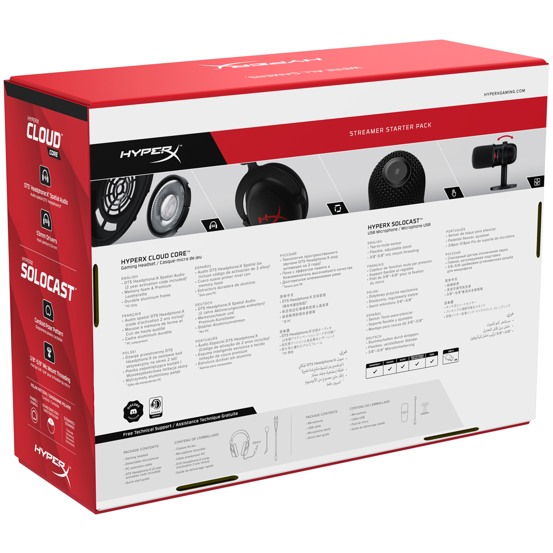 Buy HyperX Streamer Starter Pack [HBNDL0001] | PC Case Gear Australia