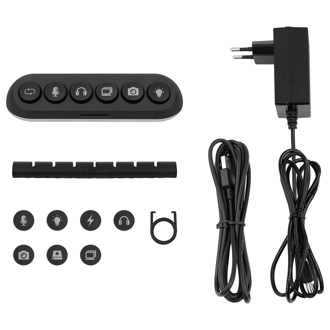 Buy Streamplify HUB DECK 5-port RGB Hub with Cable Holder [HUB-DECK5 ...