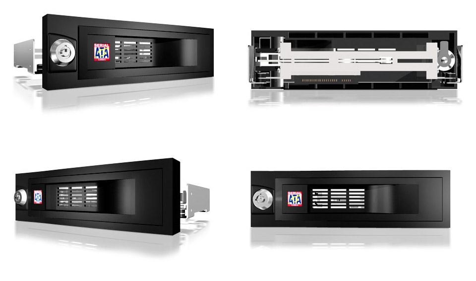 Buy ICY BOX Trayless Rack [IB-168SK-B] | PC Case Gear Australia
