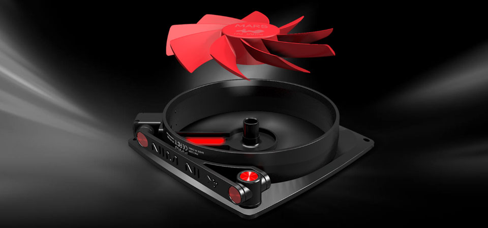 Buy InWin Mars Multi-Functional 120mm Case Fan Red [IW-MARS-RED] | PC ...