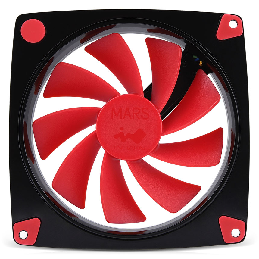 Buy InWin Mars Multi-Functional 120mm Case Fan Red [IW-MARS-RED] | PC ...
