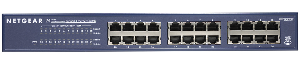 Buy Netgear ProSafe JGS524 24 Port Gigabit Switch [JGS524] | PC Case ...