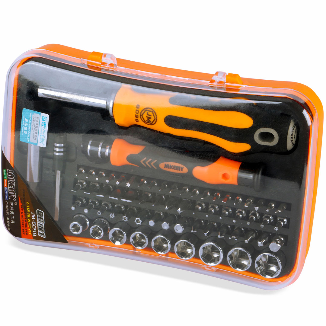 Buy Jakemy 66 Piece Driver Set [JM-6098] | PC Case Gear Australia