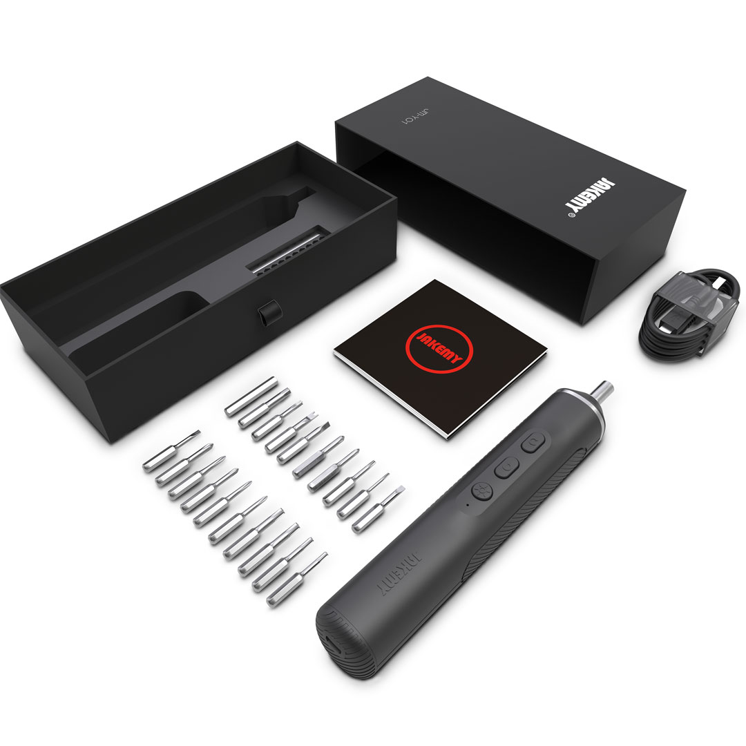 Buy Jakemy Cordless Rechargeable Screwdriver Kit [JM-Y01] | PC Case ...