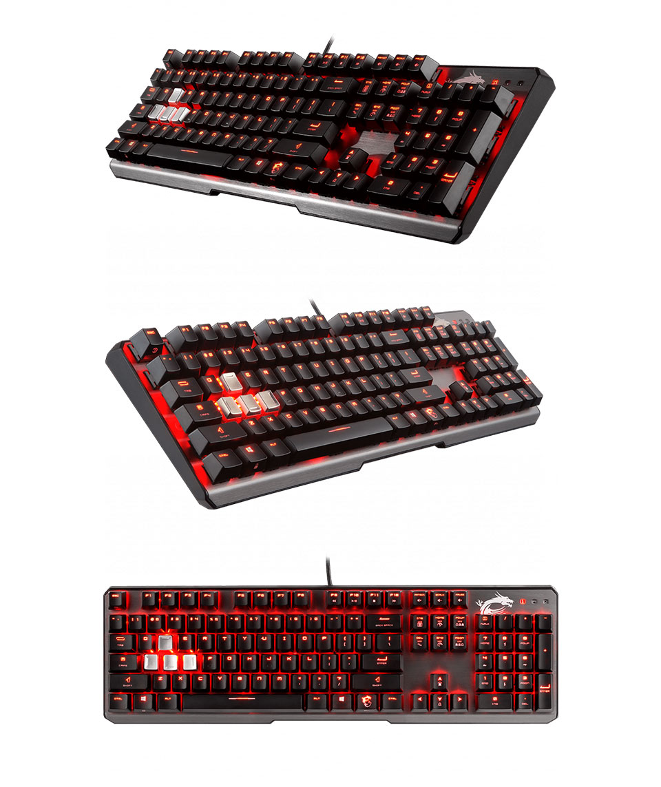Buy MSI Gaming Vigor GK60 LED Mech Keyboard Cherry Red [VIGOR-GK60CR ...