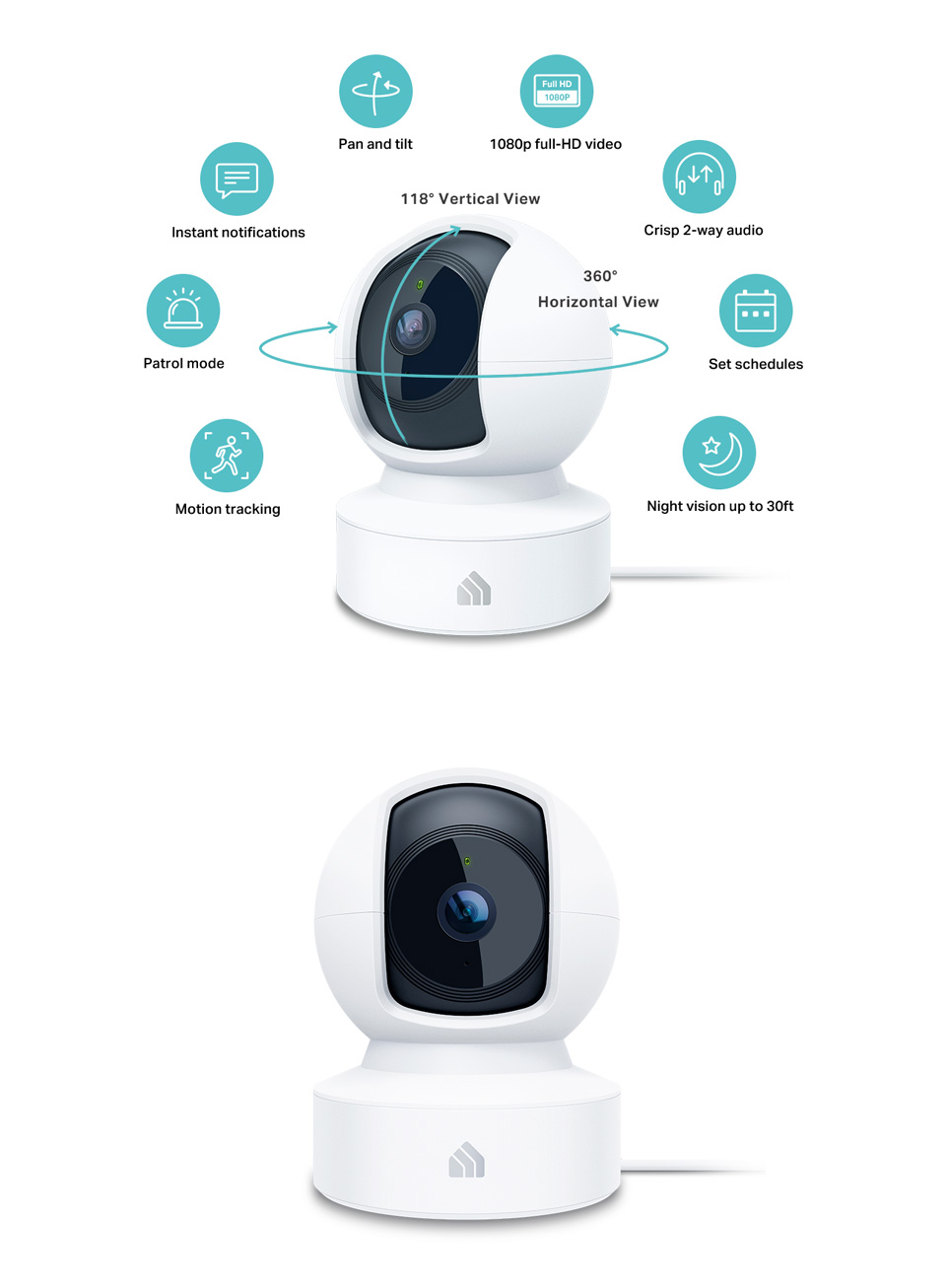 Buy TP-Link KC110 Kasa Spot Pan Tilt 1080P Wireless Camera [KC110] | PC ...