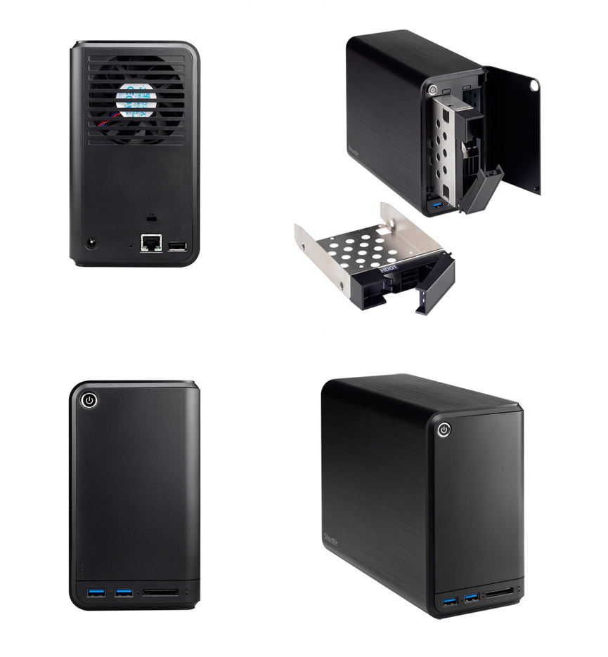 Buy Shuttle KD22 OMNINAS 2 Bay NAS [KD22] | PC Case Gear Australia