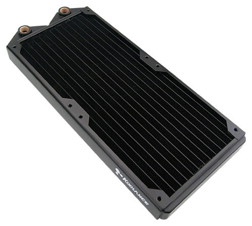 Buy Koolance Copper Core CU1402V High Flow 2x140mm Radiator [HX-CU1402V ...