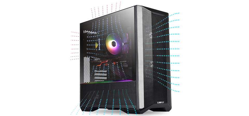 Buy Lian Li Lancool II Mesh Performance Case Black [LANTWO-MESH-C ...