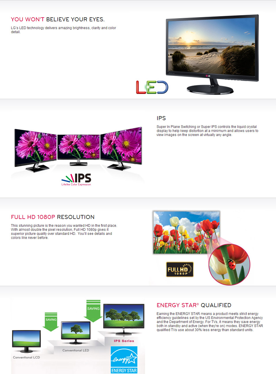 Buy LG EA53V-P 24in Slim LED IPS Widescreen Monitor [LG-24EA53V-P] | PC ...