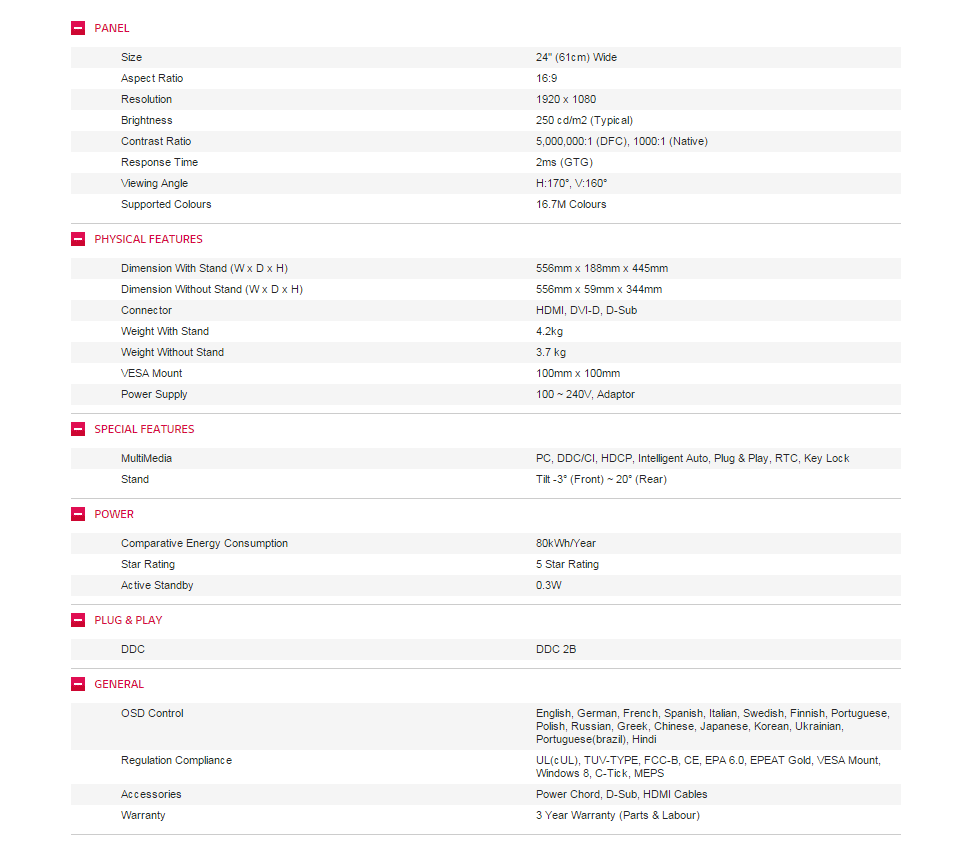 Buy LG 24M45VQ-B 24in Widescreen LED Monitor [LG-24M45VQ-B] | PC Case ...