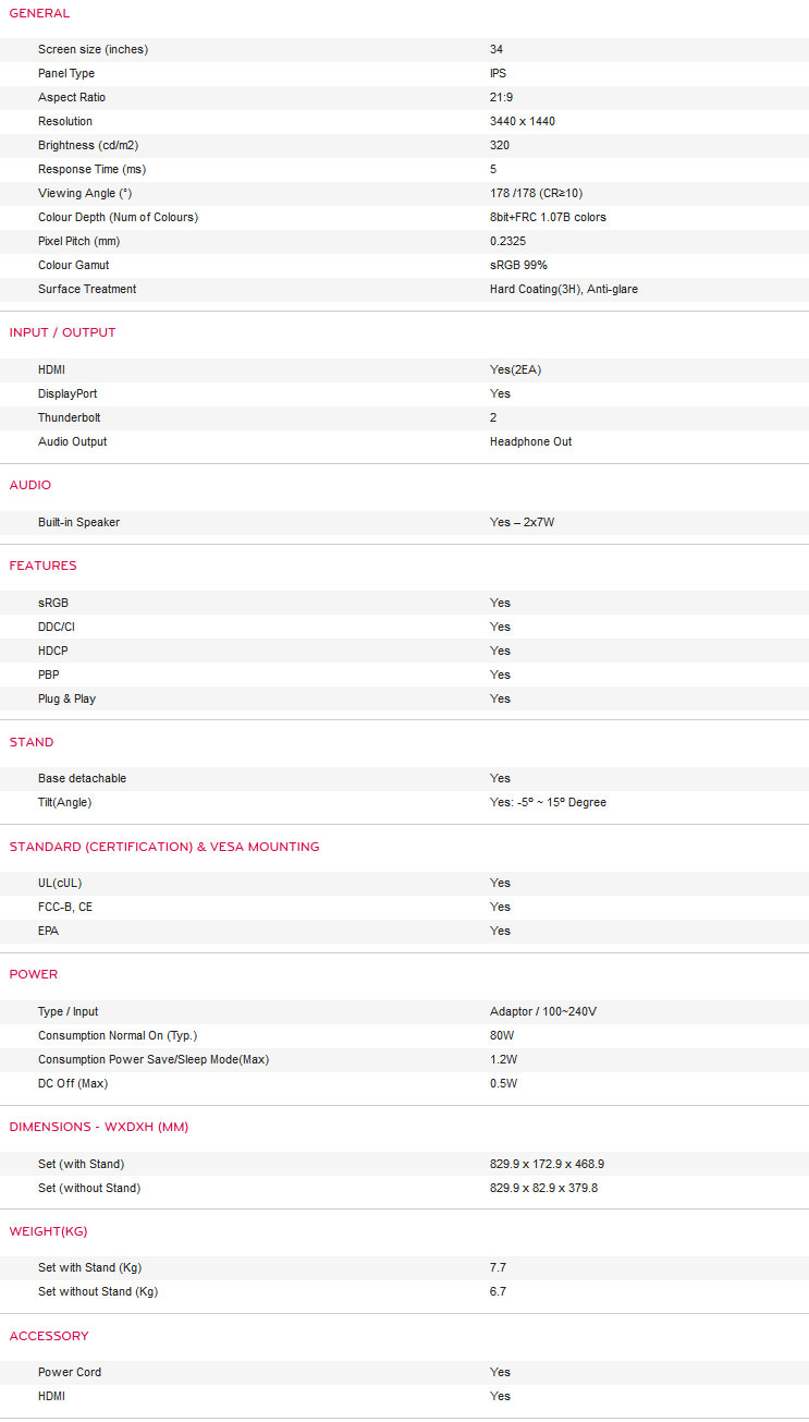 Buy LG 34UM95-P 34in UltraWide QHD IPS Monitor [LG-34UM95-P] | PC Case ...