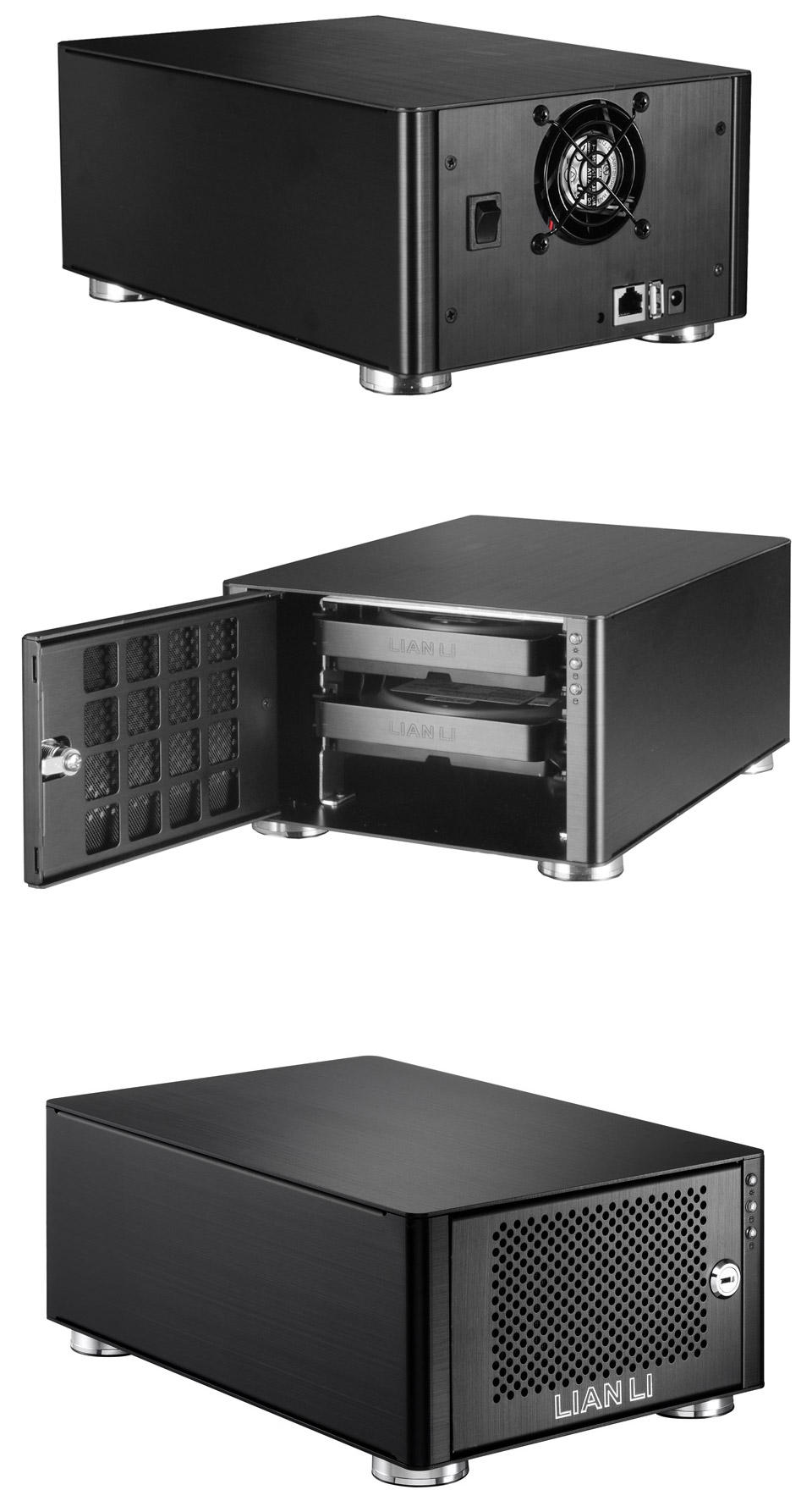 Buy Lian Li EX-20N NAS Enclosure [LL-EX-20N] | PC Case Gear Australia