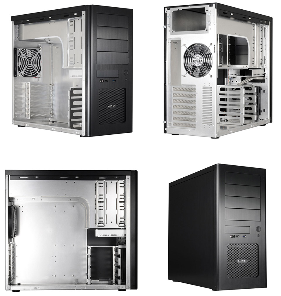 Buy Lian Li PC-8NB Black [LL-PC-8NB] | PC Case Gear Australia