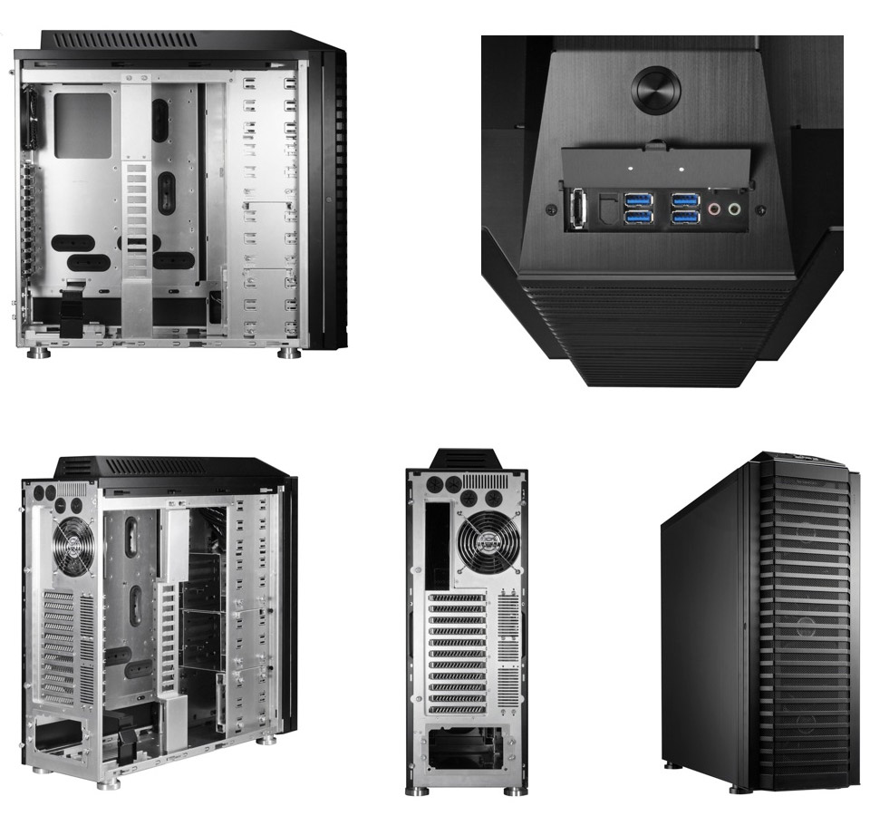 Buy Lian Li Black PC-P80N USB 3.0 Black Case [LL-PC-P80NB] | PC Case ...