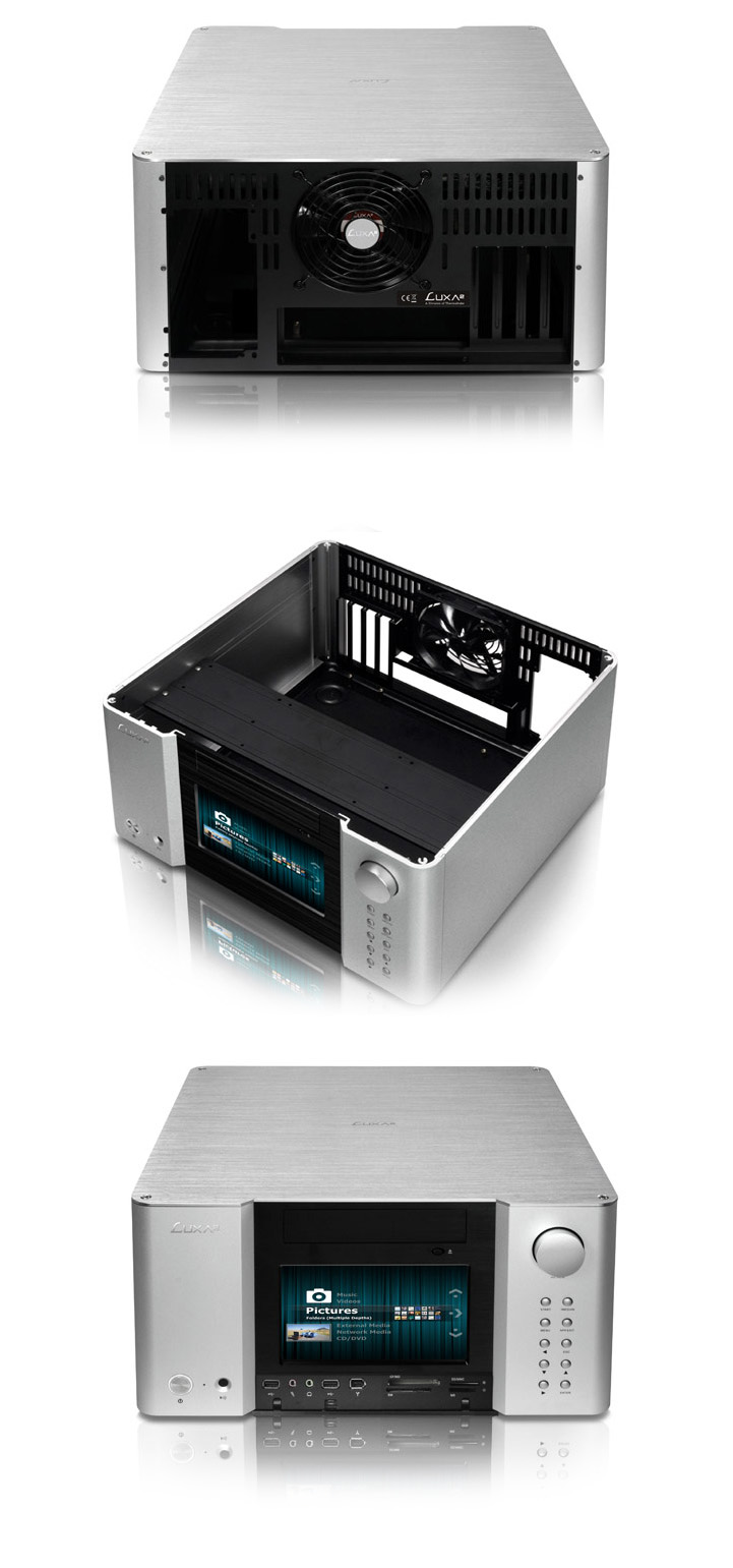 Buy LUXA2 LM200 Touch HTPC Case [LUX-LVA20052N1Z] | PC Case Gear Australia