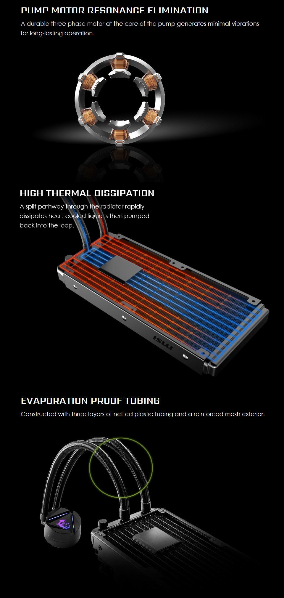 Buy MSI MAG CORELIQUID 240R AIO Liquid CPU Cooler [MAG-CORELIQUID-240R ...