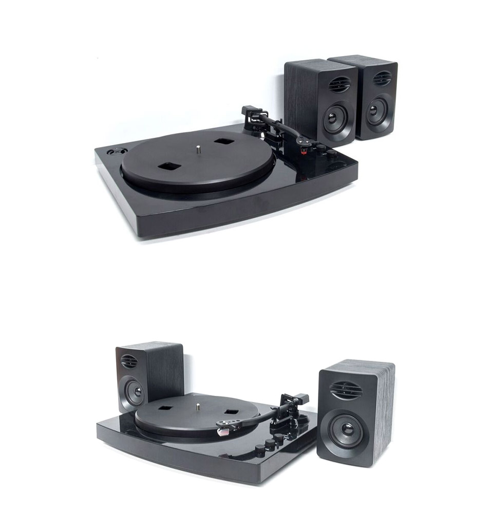 Buy mbeat Pro-M Turntable Bluetooth Stereo System Black [MB-TR518-K ...