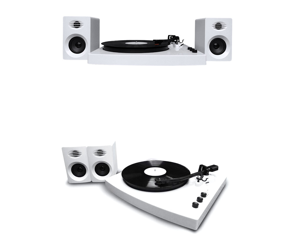 Buy mbeat Pro-M Turntable Bluetooth Stereo System White [MB-TR518-W ...