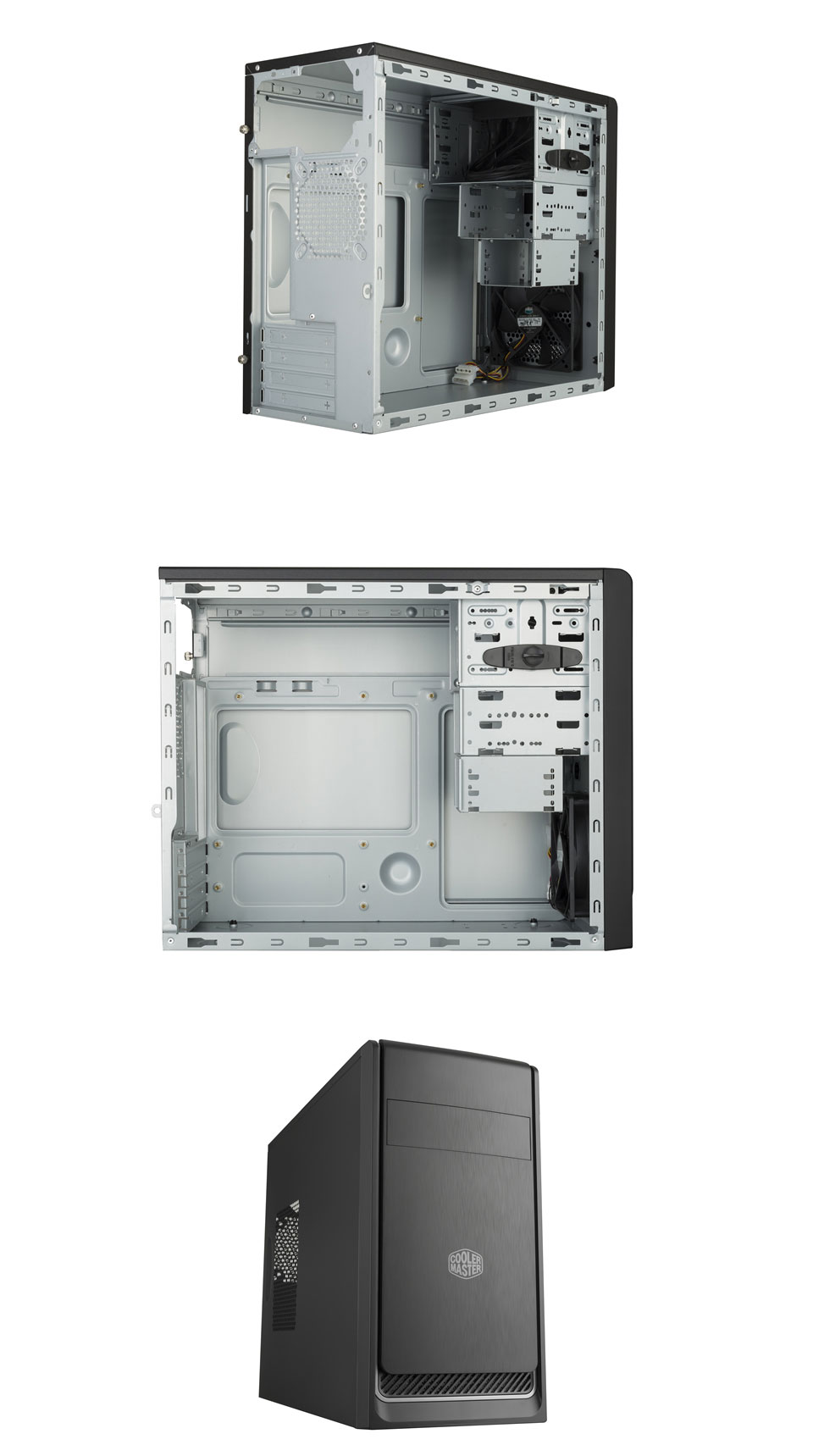 Buy Cooler Master MasterBox E300L Case with 420W PSU Silver [MCB-E300L-KN5T42-B02] | PC Case ...