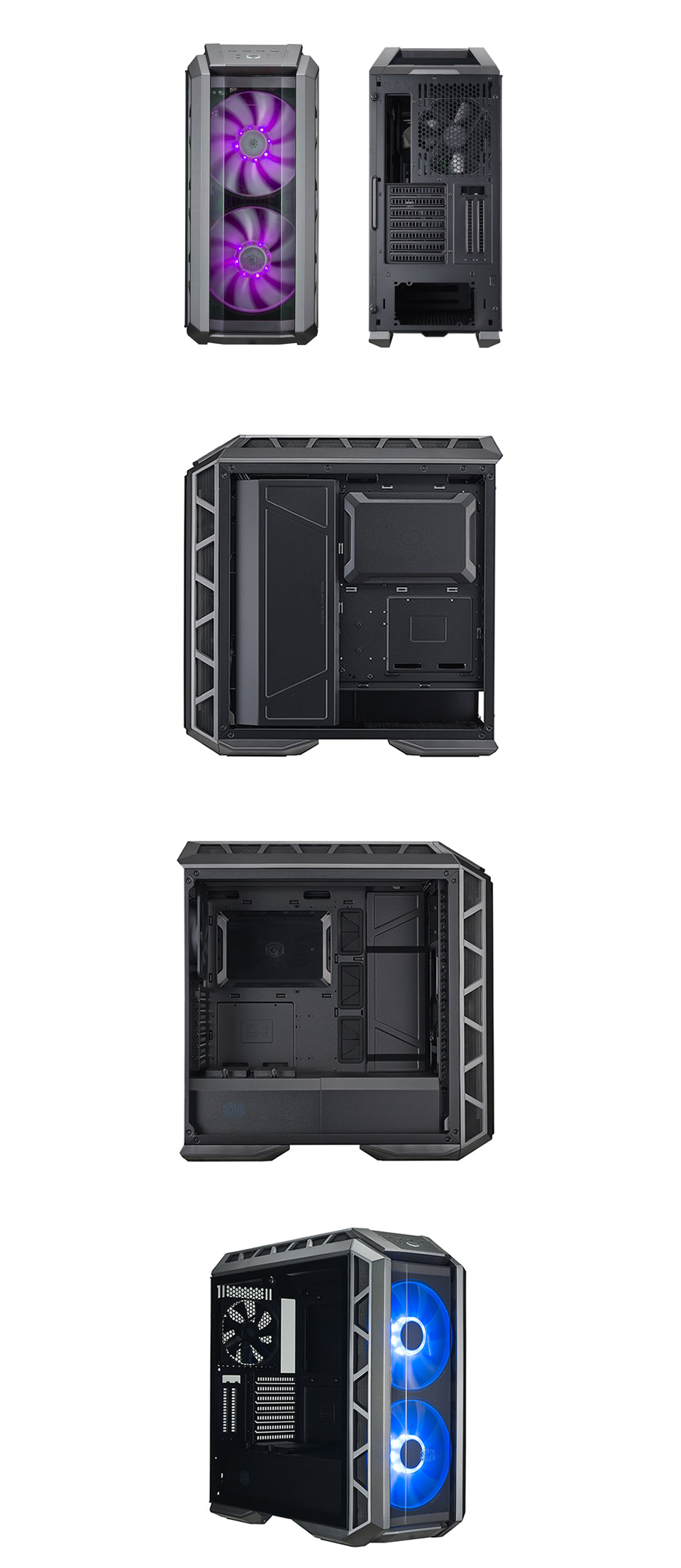 Buy Cooler Master MasterCase H500P Case Black [MCM-H500P-MGNN-S00] | PC ...