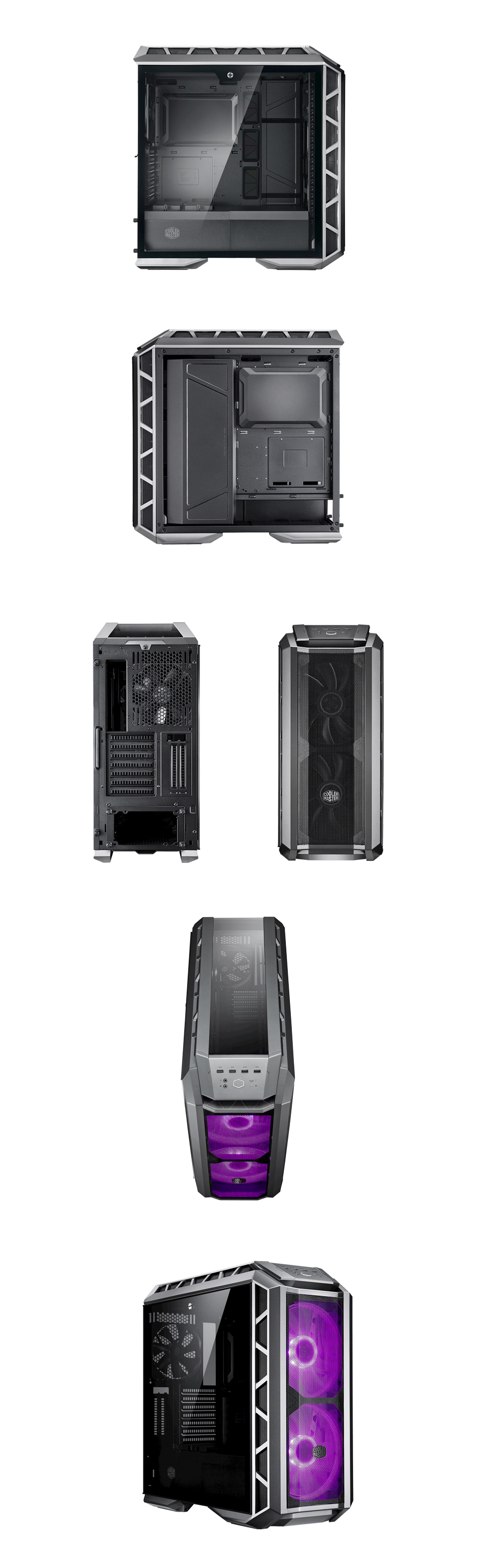 Buy Cooler Master MasterCase H500P Mesh Case Gunmetal [MCM-H500P-MGNN ...