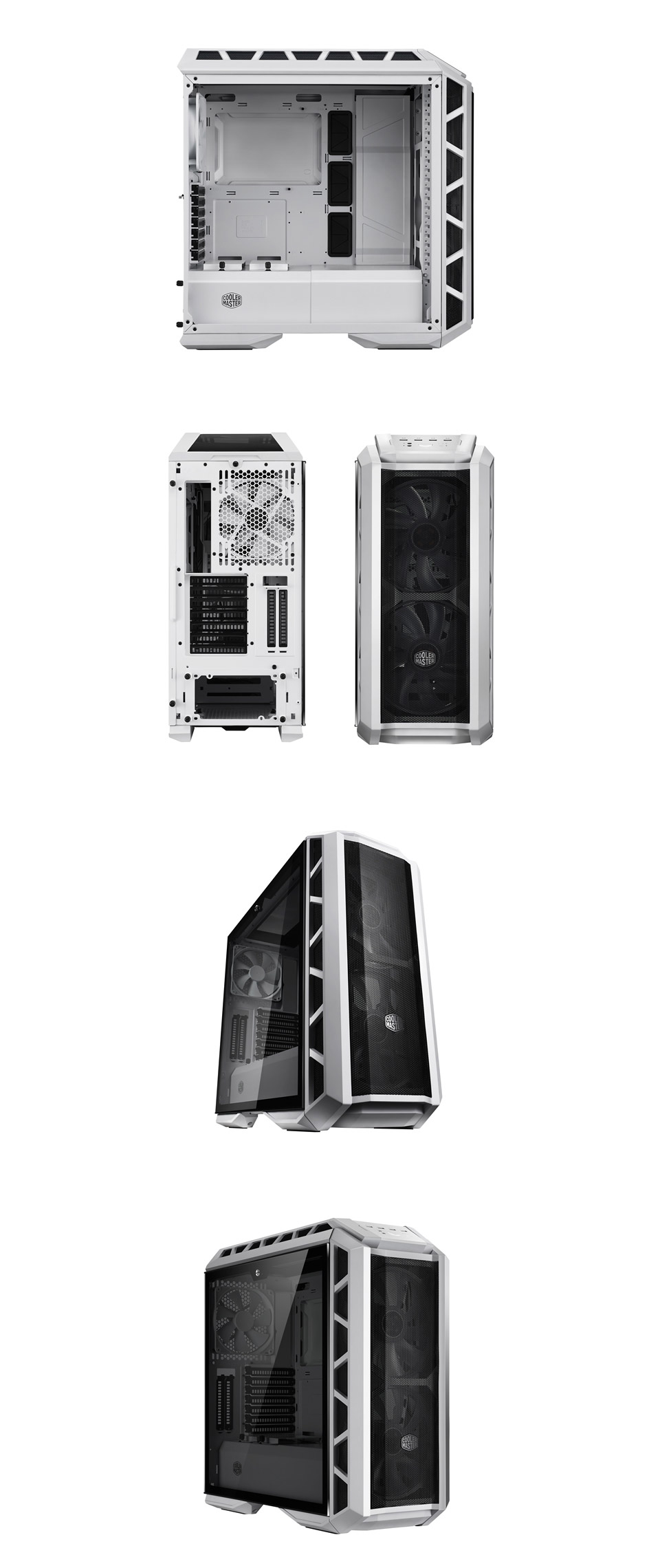 Buy Cooler Master MasterCase H500P Mesh Case White [MCM-H500P-WGNN-S00 ...