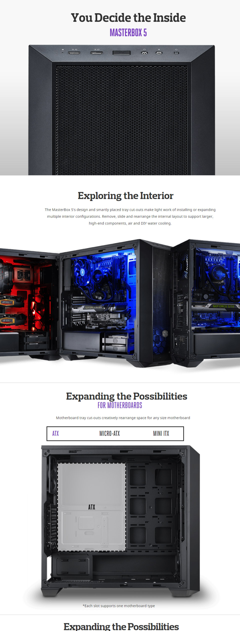 Buy Cooler Master MasterBox 5 Ryzen Limited Edition Case [MCY-B5S2-KWNN ...