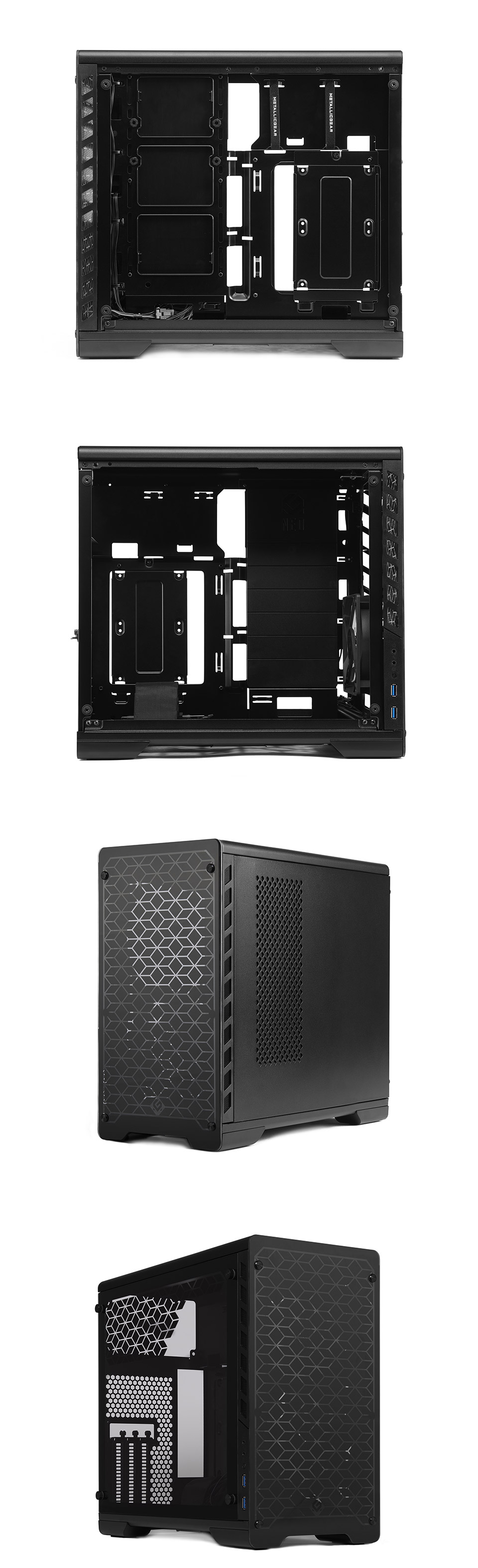 Buy MetallicGear Neo G Mini Case [MG-NE210G_BK01] | PC Case Gear Australia