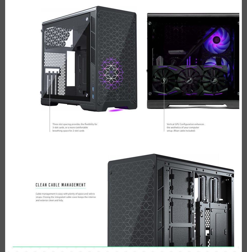 Buy MetallicGear Neo G Mini Case Black V2 [MG-NE210G_BK02] | PC Case ...