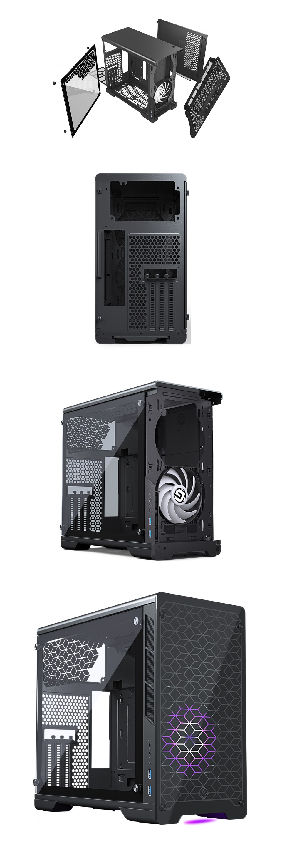 Buy MetallicGear Neo G Mini Case Black V2 [MG-NE210G_BK02] | PC Case ...