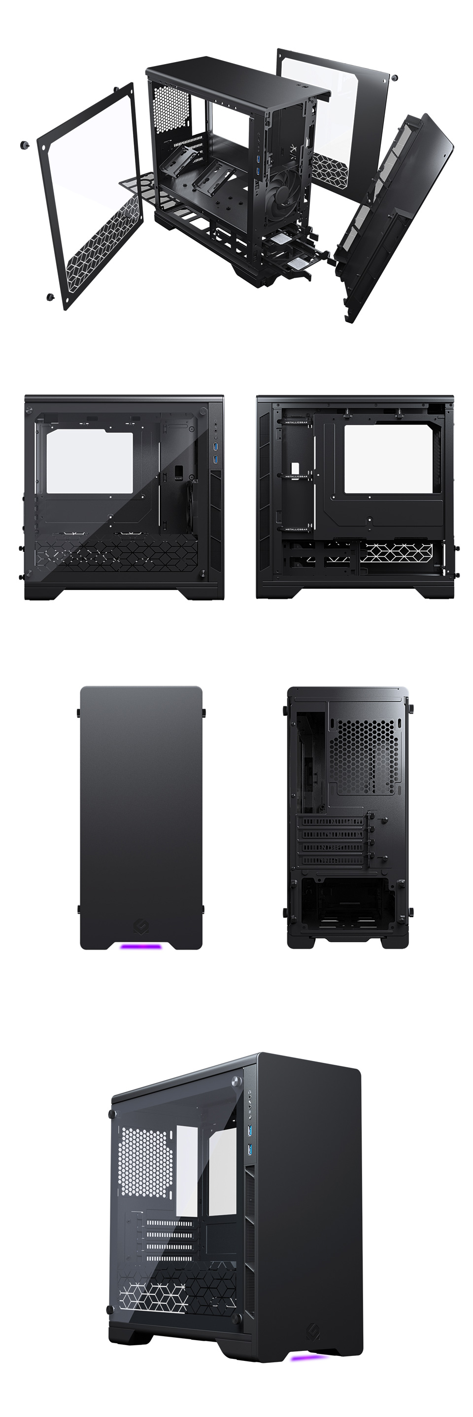 Buy MetallicGear Neo Micro Case Black V2 [MG-NE410_BK02] | PC Case Gear ...