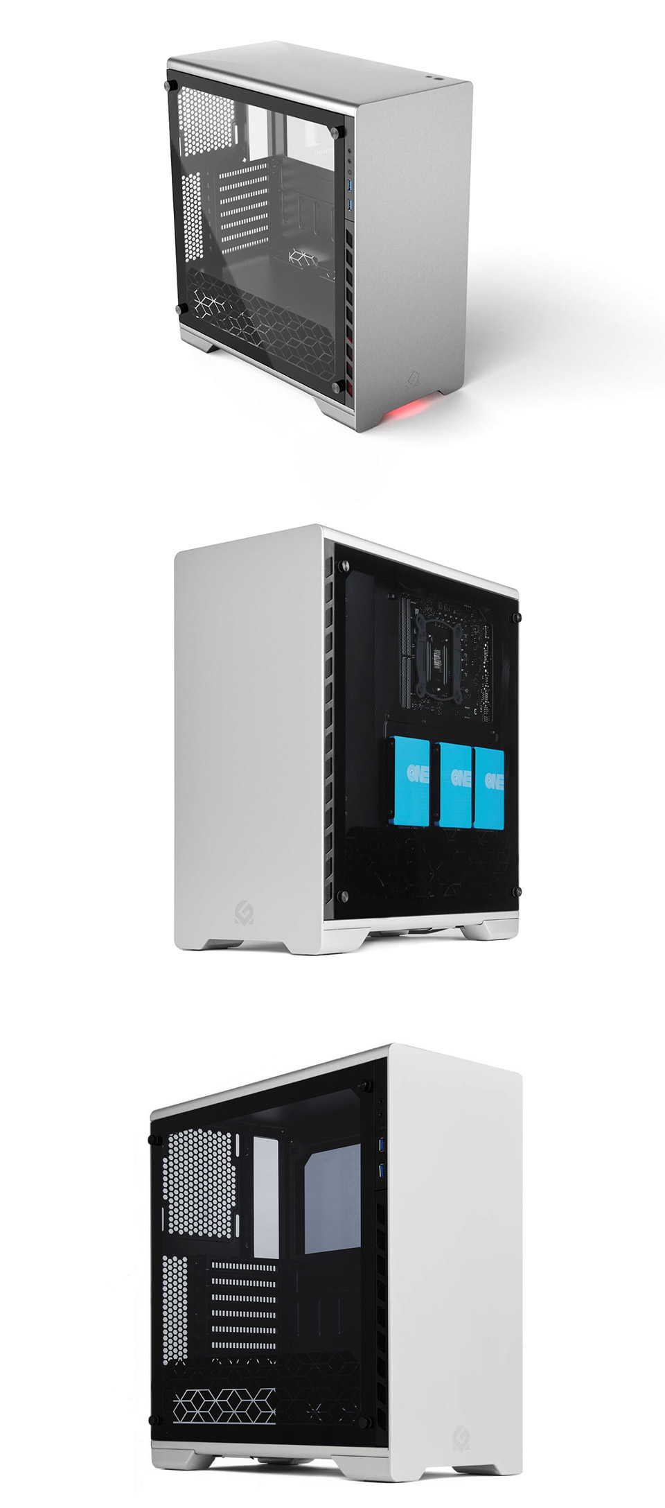 Buy MetallicGear Neo Case Silver [MG-NE510_SR01] | PC Case Gear Australia
