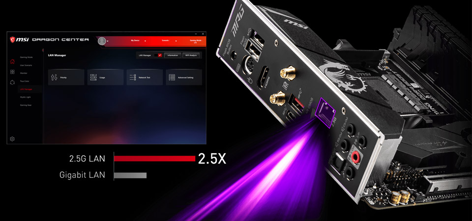 Buy MSI MPG B550I Gaming Edge Max Wi-Fi Motherboard [MPG-B550-I-GAMING ...