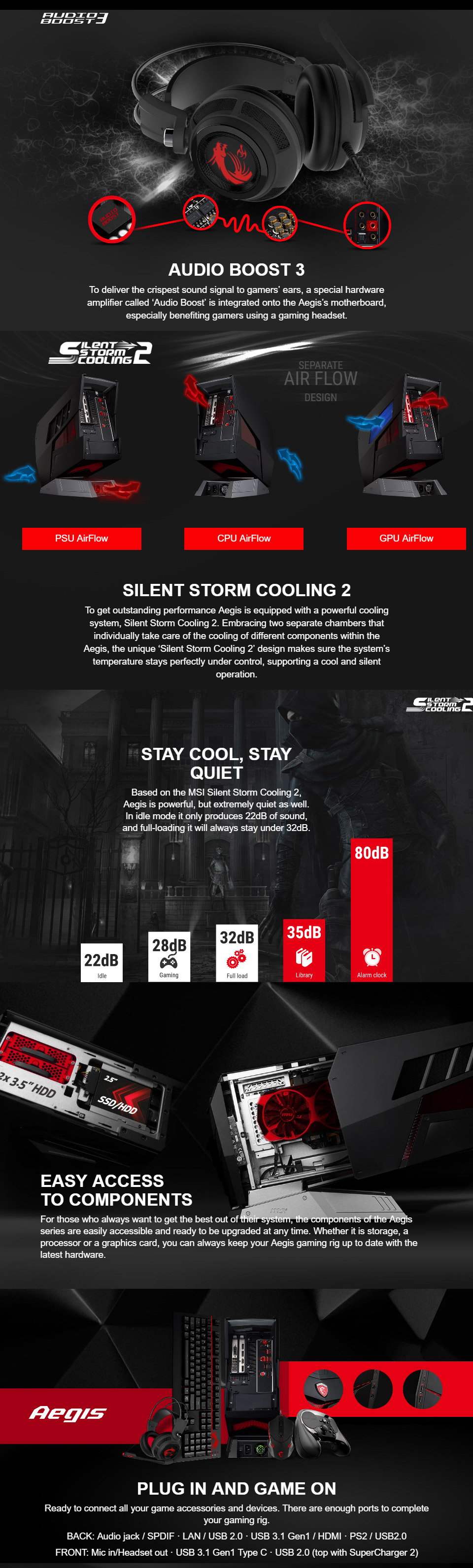 Buy MSI Aegis 032AU Core i7 GTX 1060 6GB Gaming Desktop [MSI-Aegis ...