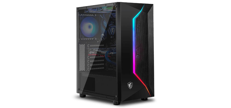 Buy MSI MAG Vampiric 100R ARGB Tempered Glass Case Black [MSI-VAMPIRIC ...