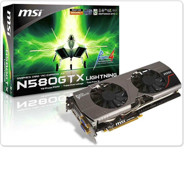 Buy MSI GeForce GTX 580 Lightning Edition [N580GTXLIGHTNING] | PC Case ...