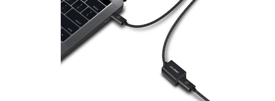 Buy Alogic USB 3.1 USB-C to USB-C M-F Cable 1m [MU31CC-EXT-01BLK] | PC ...